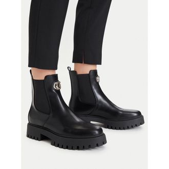 Guess Klassische Stiefeletten Guess FLTFID ELE10 Schwarz