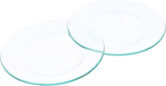 BESPORTBLE 2 Stück Teiliges Glas ölwärmer Ersatzschalen Transparent Glatte Oberfläche für Einfache Reinigung Vielseitig Einsetzbar als Aromatherapie Duftlampe Te