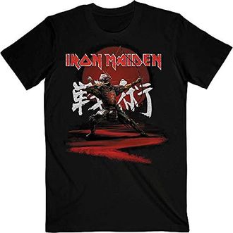 Iron Maiden Rockoff Trade Iron Maiden T Shirt Senjutsu Eddie Archer Kanji Logo Nouveau Officiel Homme Noir Size XL