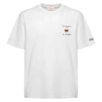 Saint Barth Homme, Tops, Blanc, Taille: XL Portofino T-Shirt
