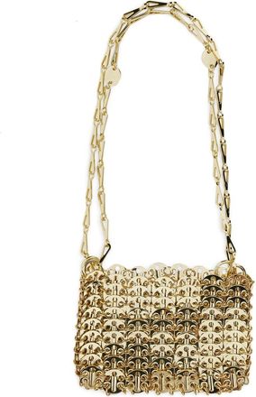 Paco Rabanne Womens Shoulder Bag Iconic Gold