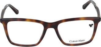 Calvin Klein Homme, Accessoires, Brun, Taille: 53 MM Lunettes de vue carr&eacute;es