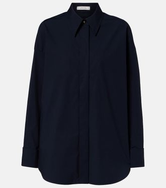 Dorothee Schumacher Chemise Poplin Power II en coton m&eacute;lang&eacute;