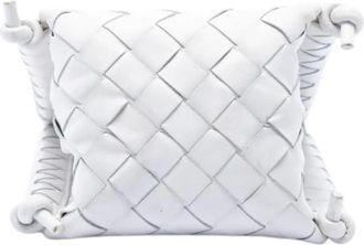 Bottega Veneta Sac bandouli&egrave;re vintage Pre-owned - Femme - Pre-owned - Blanc - Taille: ONE Size