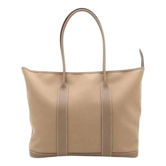 Herm&egrave;s Pre-owned Toile sacs-main - Femme - Pre-owned - Beige - Taille: ONE Size