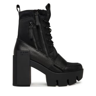 United Nude Schn&uuml;rschuhe United Nude Grip Combat Mid 1096201165 Schwarz