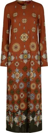 La DoubleJ Femme, Robes, Orange, Taille: 36 FR Long Sleeve Swing Dress