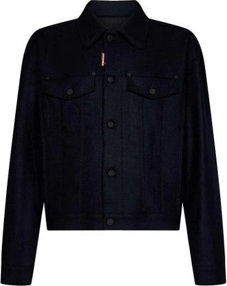 Dsquared2 Homme, Vestes, Bleu, Taille: L Denim Vestes