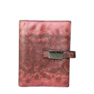 Gucci Portefeuille compact en peau de serpent Pre-owned - Femme - Pre-owned - Rose - Taille: ONE Size