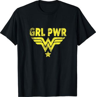Wonder Woman Girl Power Yellow T-Shirt