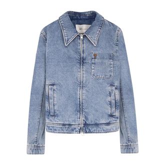 Ami Homme, Vestes, Bleu, Taille: L De Coeur Zipped Jacket