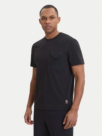 Parajumpers T-Shirt Malham 26SMPMTSRY01 Schwarz Regular Fit