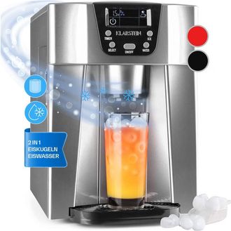 Klarstein Klarstein - Ice Volcano 2GS Machine &agrave; gla&ccedil;ons led 12kg - argent
