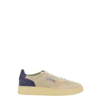 Autry Homme, Chaussures, Beige, Taille: 44 EU Medalist Low Baskets
