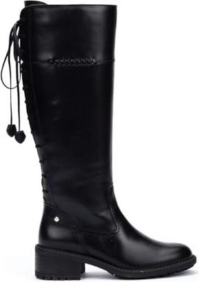 Pikolinos Bottes en Cuir Medina pour Femme Color Black