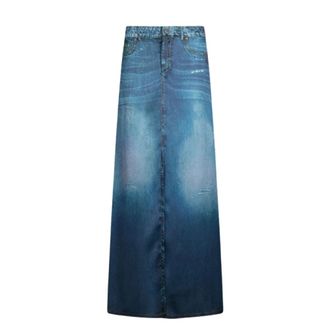 Liu Jo Damen, R&ouml;cke, Blau, W26Gr&ouml;&szlig;e