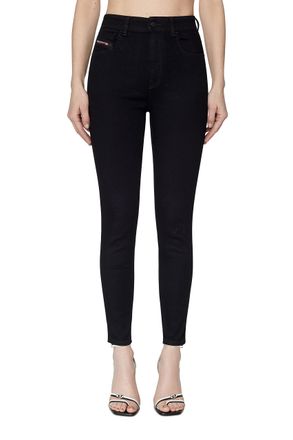 Diesel 1984 SLANDY-HIGH_Pants_Schwarz_33 Kurz