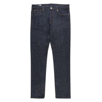 Incotex Homme, Jeans, Bleu, Taille: W34 Pantalon 5 poches Slim-fit