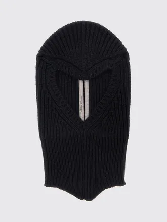Rick Owens Cache-cou cagoule en maille c&ocirc;tel&eacute;e de cachemire m&eacute;lang&eacute;
