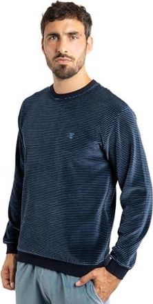 Mariner Tenue dint&eacute;rieur Forme Jogging en Velours Fines Rayures Gris F402 - Couleur - Gris - Taille - 4/L