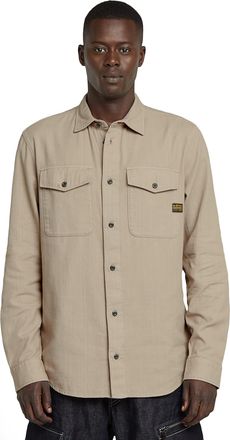 G-Star Herren Marine Slim Hemd, Beige (Vintage Khaki gd D24963-D454-G102), XXL