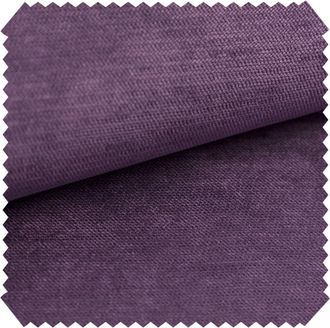 Novely ORMONT - Samtiger Chenille-Stoff - Robuster Möbelstoff - Polsterstoff in 18 Farben - Pflegeleichte Meterware 1lfm | Farbe: 11 Lila