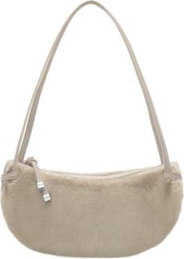 Tous Halfmoon 2002359045 Sac à main pour femme - Cuir et polyester, poignée réglable, texture premium, fermeture éclair, 21,5 x 36 x 12 cm
