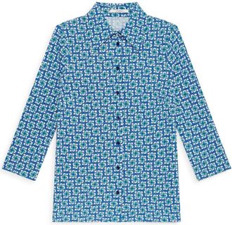 Maliparmi Maliparmi, Femme, Blouses et Chemises, Bleu, Taille: 36 FR Mini Chemise Moulin&egrave;