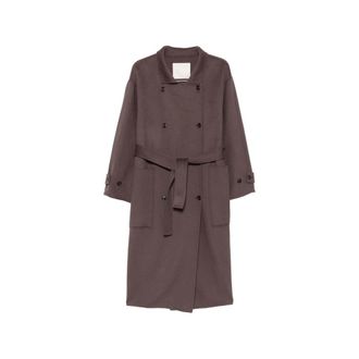 Eleh Double-breasted Belted Coat