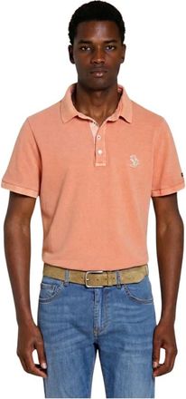 Mason's Homme, Tops, Rose, Taille: M Leopardi Delamere Polo