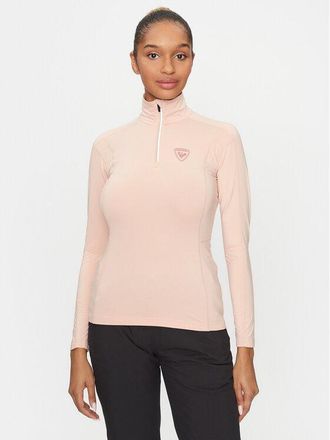 Rossignol Technisches Sweatshirt Classique RLMWL08 Rosa Slim Fit