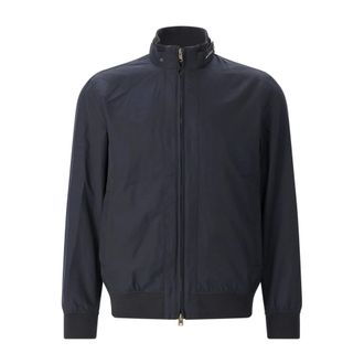 Woolrich Homme, Vestes, Bleu, Taille: S Spring Lewis Bomber