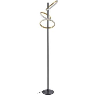 Lucande LED Lampadaire &agrave; intensit&eacute; variable Madu en m&eacute;tal pour salon & salle &agrave; manger