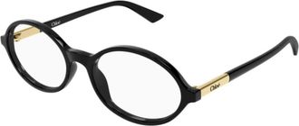 Chlo&eacute; unisex, Accessoires, Noir, Taille: 54 MM Ch0367O Oval Frame