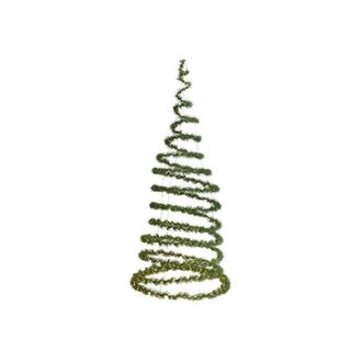 Kaemingk Leuchtender gr&uuml;ner Spiral-Weihnachtsbaum zum H&auml;ngen, dimmbar 97 cm