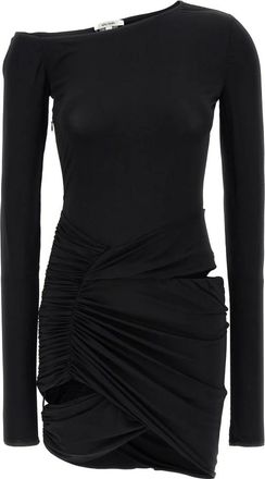 Nensi Dojaka Nensi Dojaka, Femme, Robes, Noir, Taille: 40 FR Asymmetrical Stretch Dress