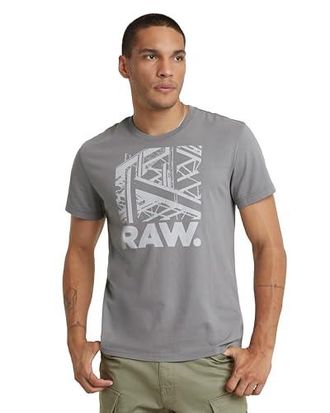 G-Star G-Star Homme T-Shirt RAW. Construction, Gris (correct winter grey D24685-C506-1326), S