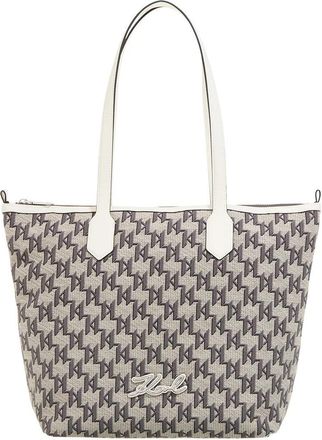 Karl Lagerfeld Shopper - K/Signature Mono Jkrd - Gr. unisize - in Beige - f&uuml;r Damen