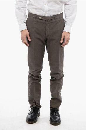 Corneliani ID Cotton Houndstooth Pants size 46