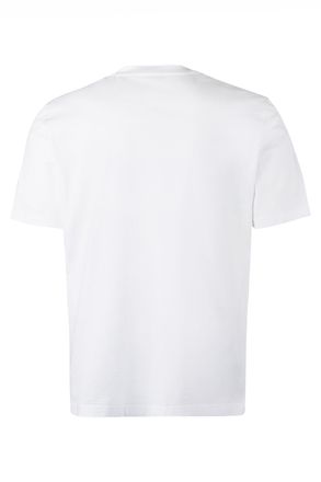 Diesel Mens Crew-Neck T-Shirt T-Adjust-Bigoval White Cotton T-Shirts And Polos