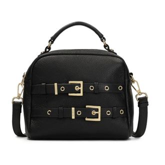 Kazar Handtasche mit Griff und Riemen verziert mit Schnallen - - Bags - Damen - Schwarzk - ONE SIZE