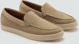 Mango Chaussures cuir su&egrave;de sable - Homme - 39 - MANGO MAN