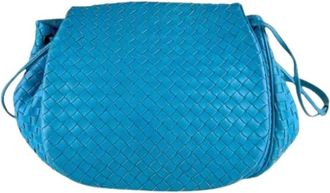 Bottega Veneta Sac bandouli&egrave;re Pre-owned - Femme - Pre-owned - Bleu - Taille: ONE Size