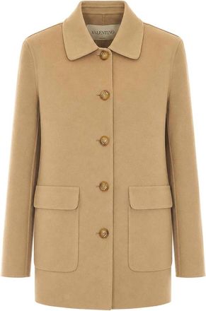 Valentino Garavani Manteau Court - Beige
