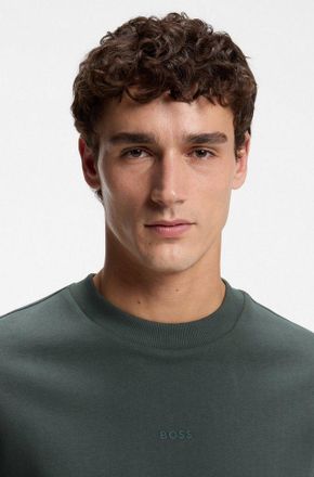 HUGO BOSS Sweatshirt WeSmallcrew mit Logo auf der Brust