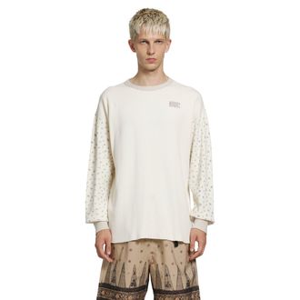 KAPITAL Waffle Jersey Calico Long Sleeve T-Shirt