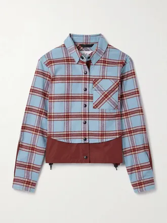 Aztech Mountain Chemise En Flanelle De Coton À Carreaux Et En Tissu Technique Loge Peak - Multicolore