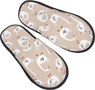 Generic Chaud Pantoufles &agrave; Hiver Oie blanche Accueil Slippers L&eacute;g&egrave;re Chaussons Homme pour Maison Homme Ext&eacute;rieur L