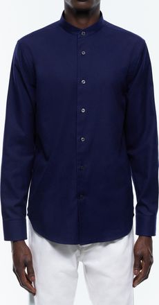 Fursac Chemise col grand-p&egrave;re en coton - Taille XXL - Homme