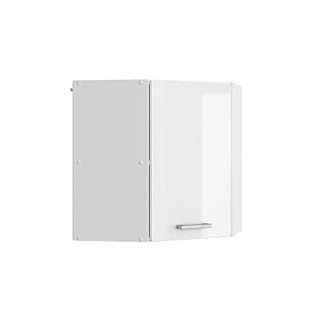 Vicco Armoire Suspendue Universelle R-Line, Blanc Haute Brillance/Blanc, 57 cm Armoire dangle Suspendue avec Porte